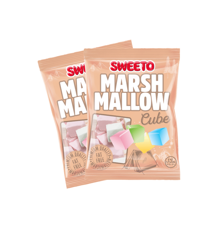 Sweeto Marshmallow Cube 140g - Sweeto